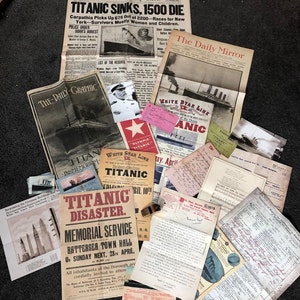 White Star Line RMS Titanic Third Class Baggage Sticker 1912 - Etsy