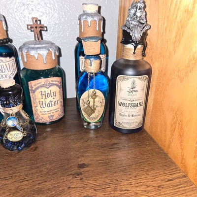 Peruvian Darkness Magic Potion Apothecary Herbology Glass Bottle Prop ...