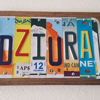 Custom License Plate Signs, Personalized Gift, Custom Gifts Any ...