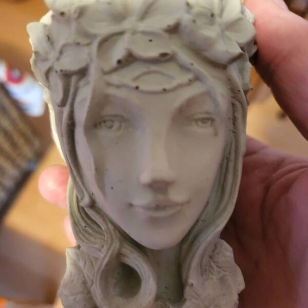 Skull Cement Planter Set Hear No Evil See No Evil Speak No Evil Plant ...