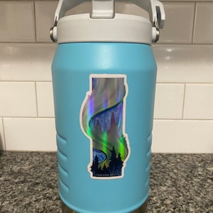 Northwest Landscape Wrap Sticker, 2x8 Clear Vinyl Die Cut Sticker ...