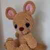 Crochet Kangaroo Pattern - Amigurumi Kangaroo Tutorial – Plush Kangaroo ...