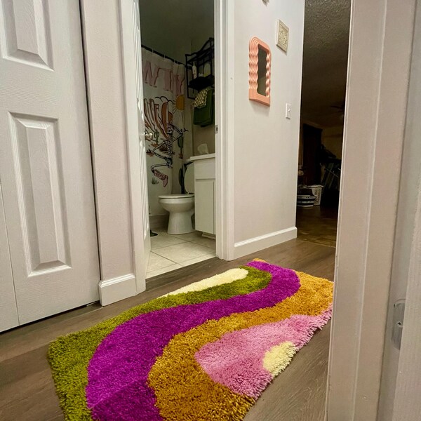 70s Style "brandy" Latch Hook Rug DIGITAL DOWNLOAD Pattern - Etsy