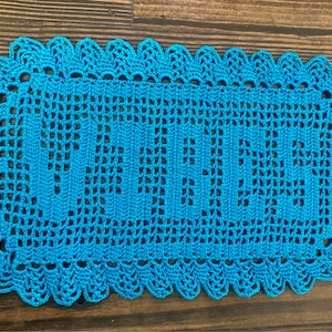 Personalized Handmade Crochet Name - Etsy