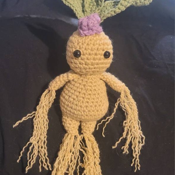 Mandrake Crochet Pattern, Wizard Plant Amigurumi, Magical Crocheting ...