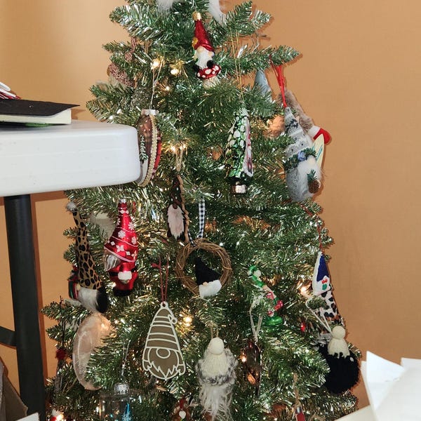 Angel Gnome, Tree Topper, Memorial Gnome Holiday Gnome, Christmas ...