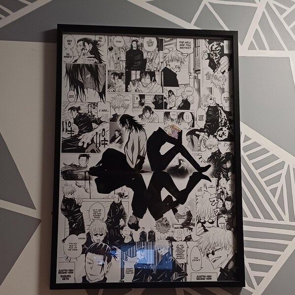 Jujutsu Kaisen, Anime Poster, Gojo Sator, Anime, Manga, Wallart, Geto ...