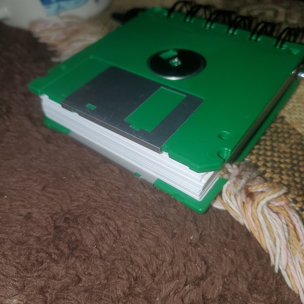 Jumbo Black Computer Floppy Disk Notebook Recycled Geek Gear Blank Mini 125 Sheets - Etsy