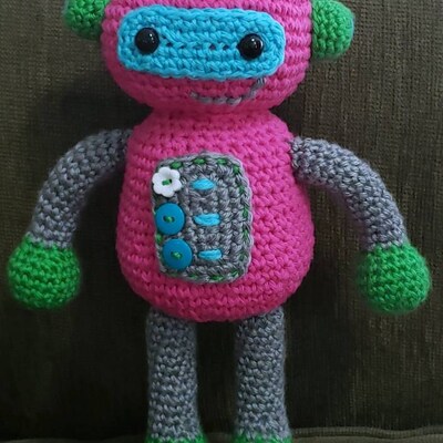 Amigurumi Pattern Robot PDF Crochet Pattern Tutorial Digital Download ...