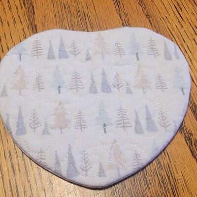 Butterfly Cute Mug Rug Coaster 5 Round Circle Whimsical Quilted ...