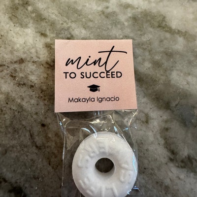 100pcs Mint to Succeed Favors,graduation Mints,graduation Party Favors ...
