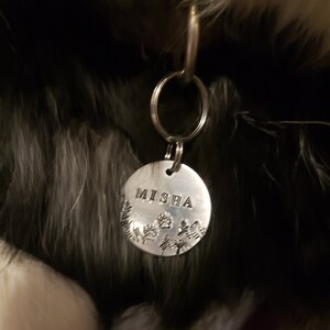 Howling Wolf Dog Tag Wolf Dog Tags Custom Dog Tags | Etsy