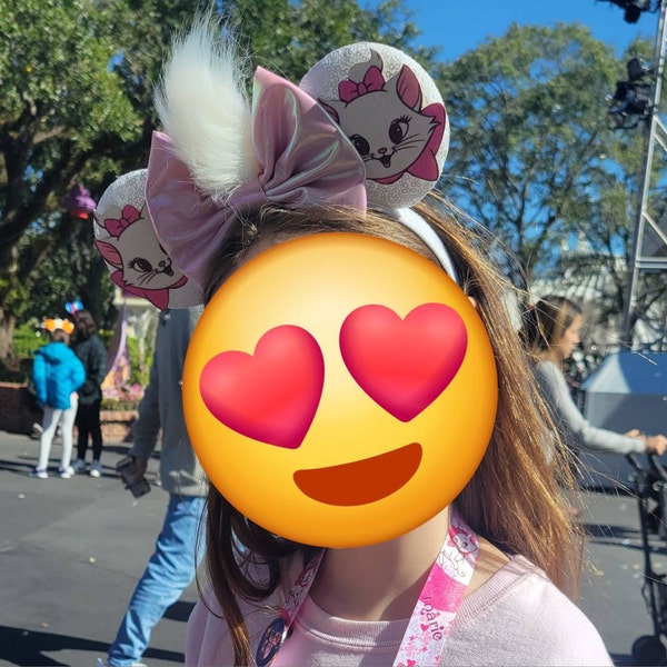 Marie Inspired Minnie Ears, Cat Mickey Ears, Aristocats Minnie Ears ...