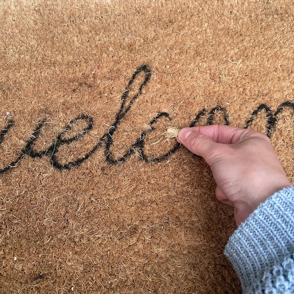 Welcome Scribble Doormat - Double Door Mat - Welcome Long Doormat ...