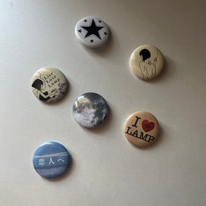 Domo Pins 4 Piece 1 Inch Button Pin Set Comes With - Etsy