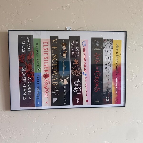 Custom Book Stack Art Print Digital - Etsy Australia