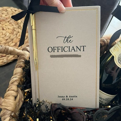 Custom Guest Book, Personalized Wedding Signing Guest Book, Engagement ...