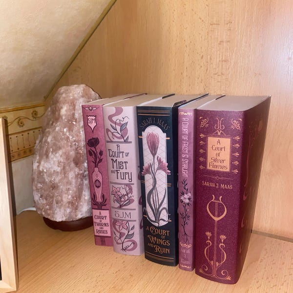 ACOTAR Paperback Vintage Dust Jackets Set, Digital Download, Officially ...