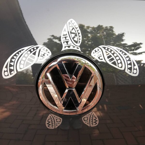 Sea Turtle Mandala Vinyl Decal - Turtle Sticker, Hawaii Tumbler Decal ...