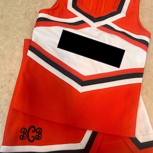 Cheerleader Uniform Midriff With Sleeves Teen Women Cheer Spirit Cheer ...