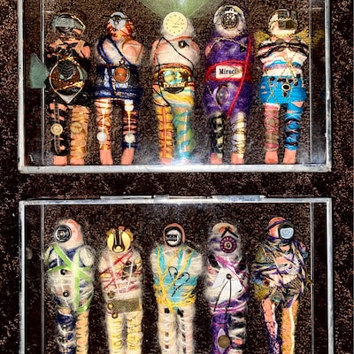 Triple or Quad Wall Hanging Shadow Box for Pocket Watches - Etsy