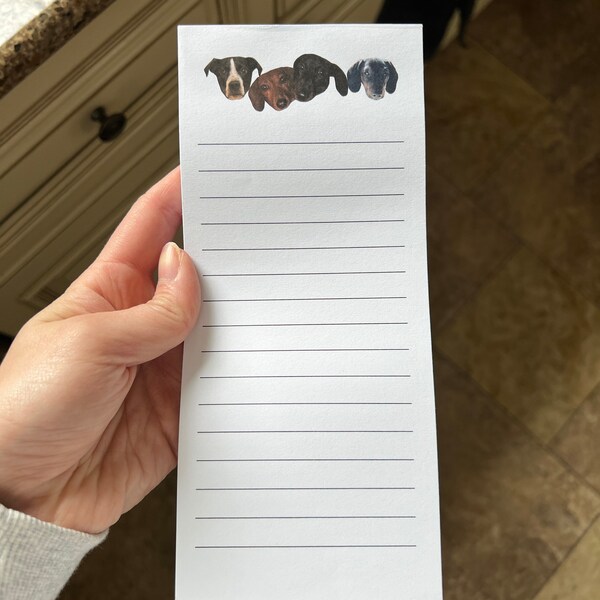 Custom Dog Notepad, Personalized Dog Notepad, Custom Pet Notepad ...