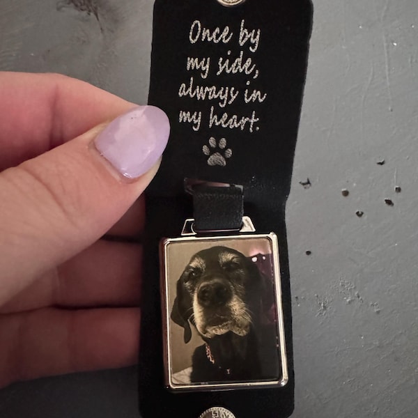 Pet Memorial Keychain, Custom Dog Picture Keychain,pet Loss Gift, Pet ...