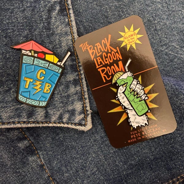 HALA KAHIKI 14 Oz Full Color Zombie Cocktail Glass! Classic Chicago ...