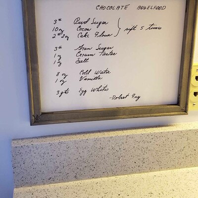 Handwriting Custom Recipe Canvas - Etsy