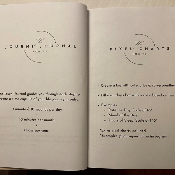 The Journi in Pixels, A One Year Pixel Chart of Your Life, Simple ...