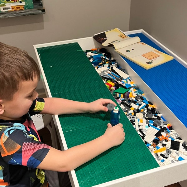 Large Building Bricks Table, Kids Building Blocks Table , Kids Table ...