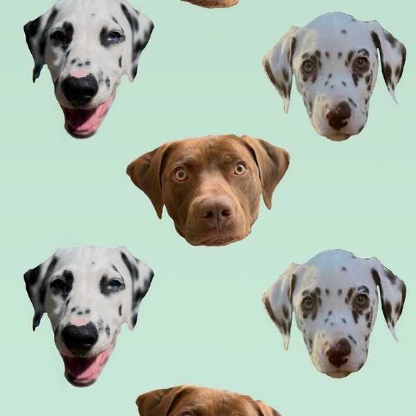 Wedding Table Numbers, Printable Table Numbers With Custom Pet Portrait ...