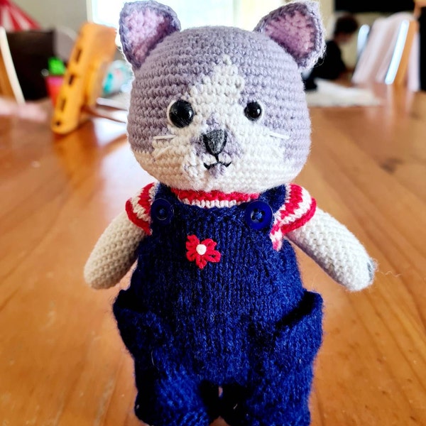 Crochet Cat Pattern, Cat Amigurumi - Etsy