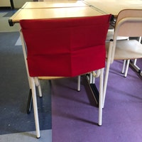 How to MAKE A Chair Pocket, Desk Seat Cover, Pouch INSTRUCTIONS DIY ...