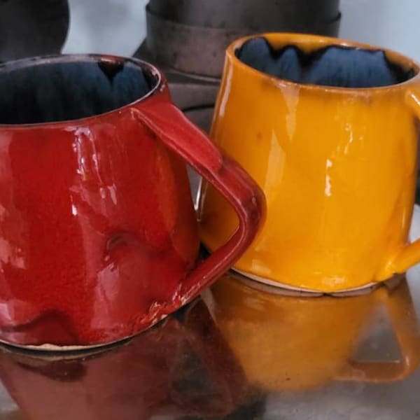 Handmade Ceramic Espresso Cup, Handcrafted Mug Set, Coffee Lovers Gift ...