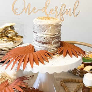 One-derful Cake Topper Birthday Cake Topper Birthday Cake First ...