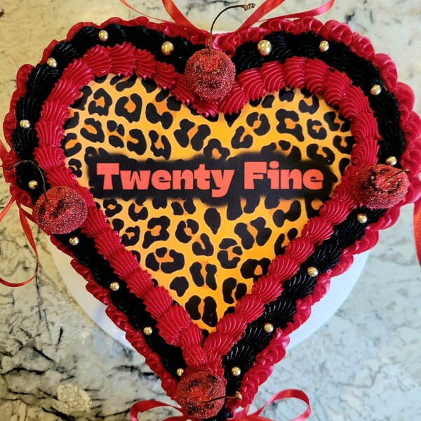 Cheetah Leopard Print Pattern Edible Picture Strips | Wrap Sides of ...