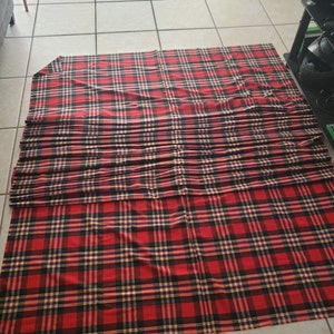 Tartan Fabric Patchwork Patches 20 Squares 23 Cm X 23 Cm 100% - Etsy