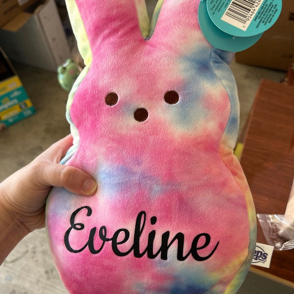 Extra Large 15” Personalized Plush Easter Peeps, Personalized Easter ...