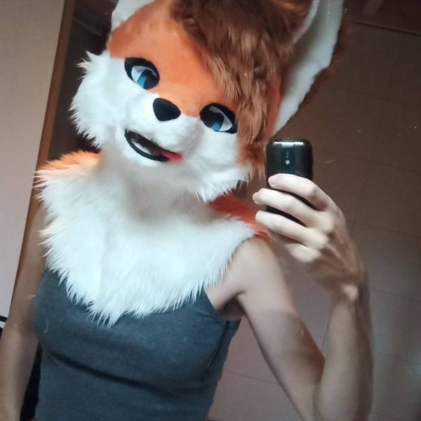 Fursuit Full-body Customization - Furry Five-finger Paws Head Tail ...