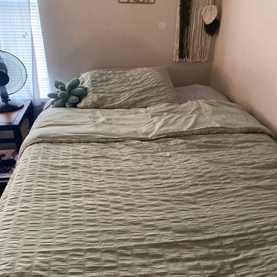 Avocado Green Bedding Sets 4 Pcs Bright Green Duvet - Etsy