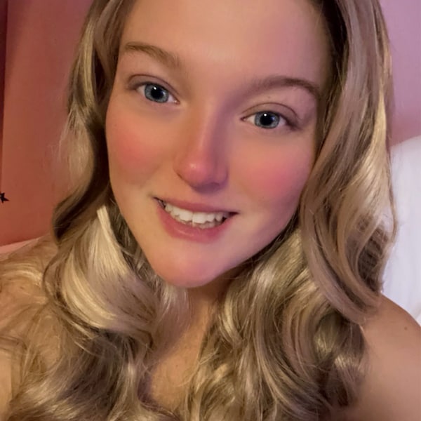 E-girl High Half Bunches Lace Front Wig Blonde Mermaid Waves Wig ...