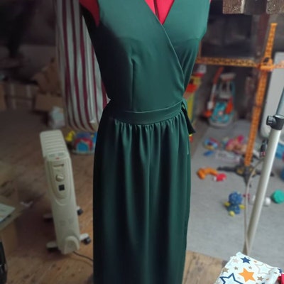 Easy Slit Dress Pattern, Backless Dress, Prom Dress Pattern, Midi Dress ...