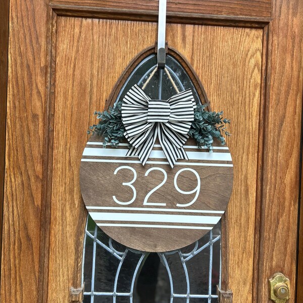 Front Door Address Sign | Address Door Sign | House Number Sign | Door ...