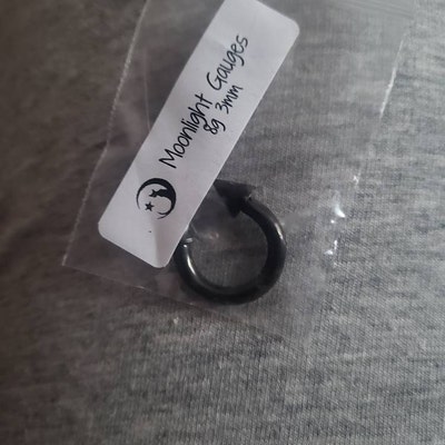 Steel Septum Stretching Kit choose 3 Sizes pincher Taper Horseshoe Nose ...