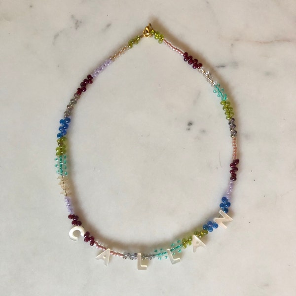 1pcs 10mm Natural White MOP Letters A-Z 26 Capitals Mother of Pearl ...