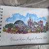 Universal Studios Globe Watercolour Sketch Print, Universal Orlando ...