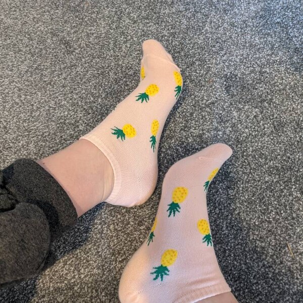 Lucky Socks Duo - X2 Pairs of Pineapple Socks [ivf/fertility Treatment] - Etsy