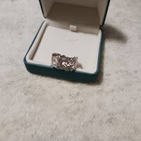 Girl's Gold Flower Ring, Girls Flower Birthstone Ring, Teen Girls Gold ...