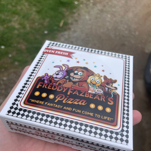 EDITABLE Five Night's at Freddy's PIZZA Box Printable - CUSTOMIZE on ...